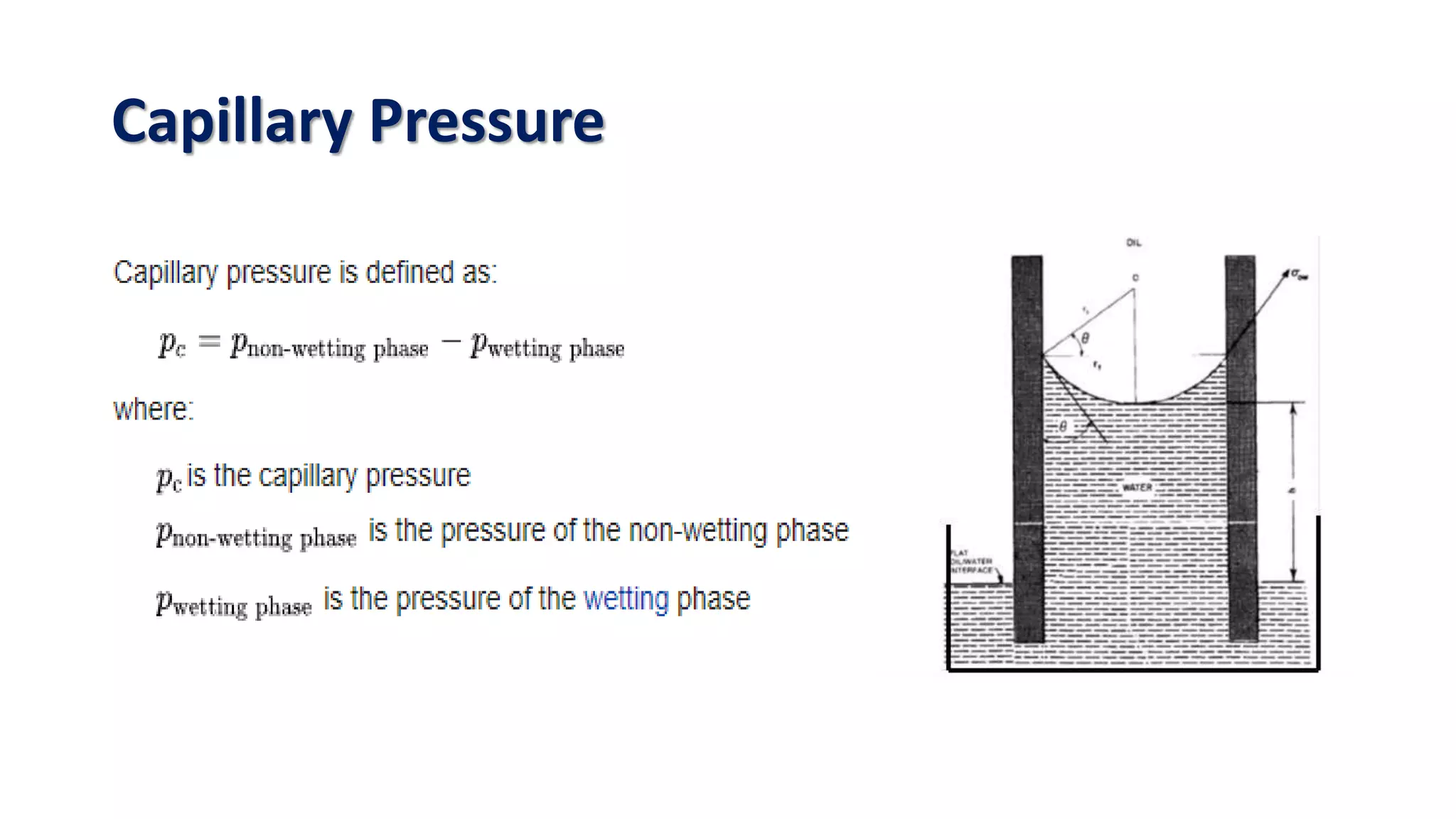 Capillary Pressure Measurement Using Porous Plate | PPTX