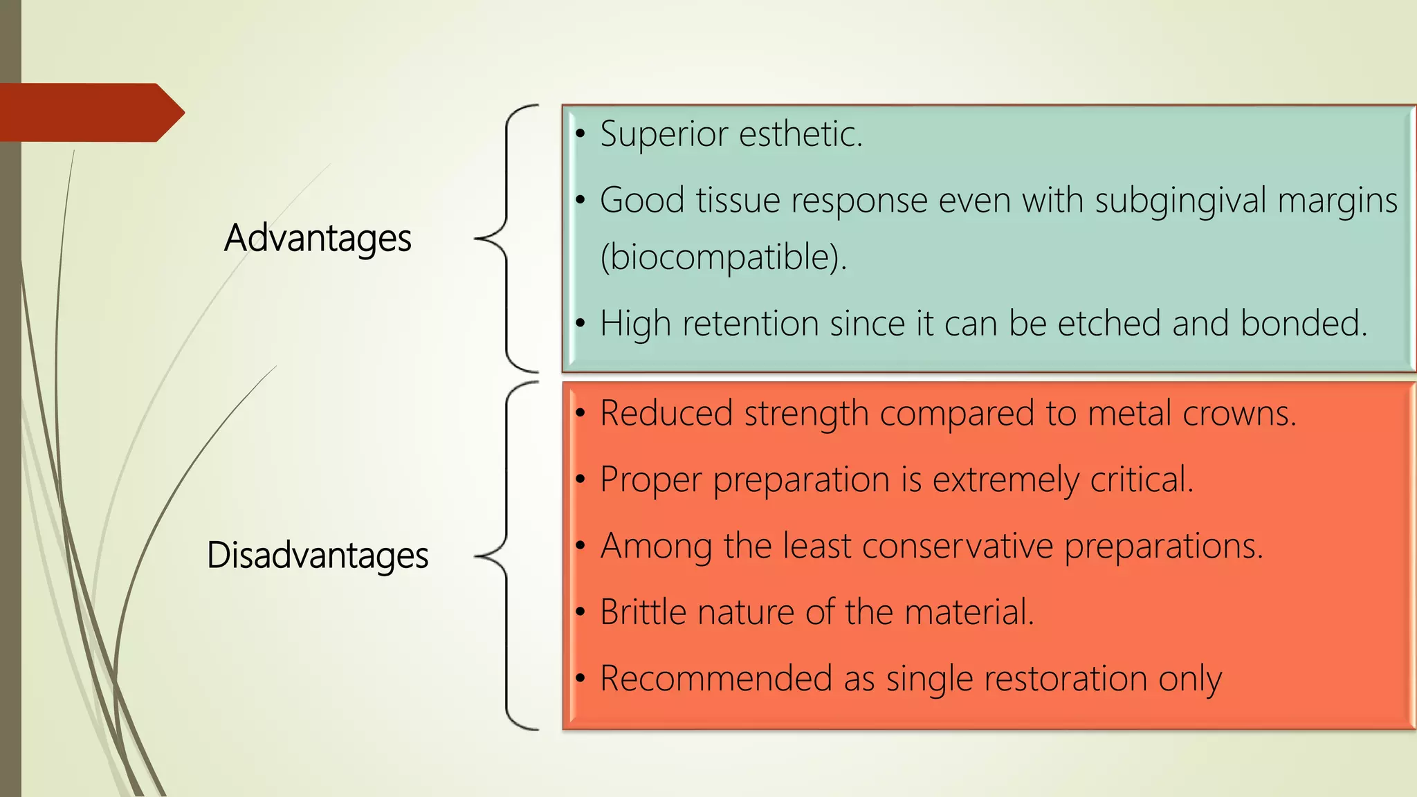 Porcelain jacket crown | PPTX