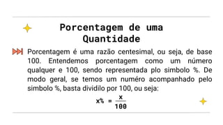 Porcentagem - Aula 01 O que é e suas representações | PDF