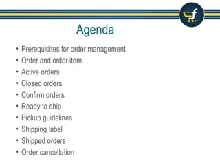 Flipkart Marketplace – Order Management | PPT