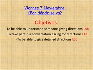 Por donde se va | PPT