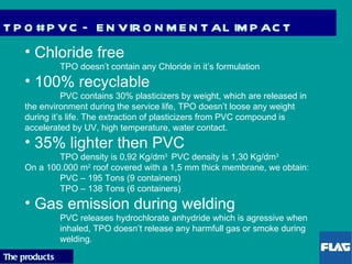 Poređenje tpo pvc membrana | PPT