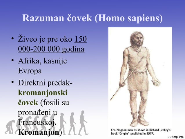 Poreklo i istorijski razvoj čoveka | PPT