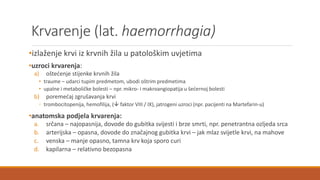 Poremećaji krvnog optoka | PPSX