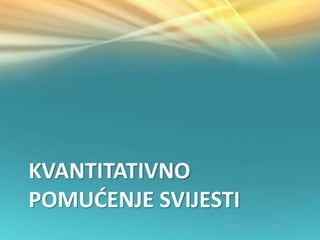 Poremećaji stanja svijesti | PPSX