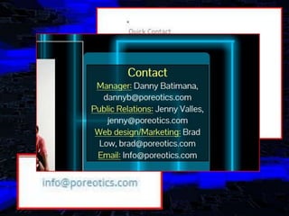 Poreotics redesign | PPT