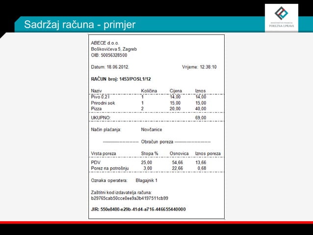 Porezna uprava - Fiskalizacija | PPT