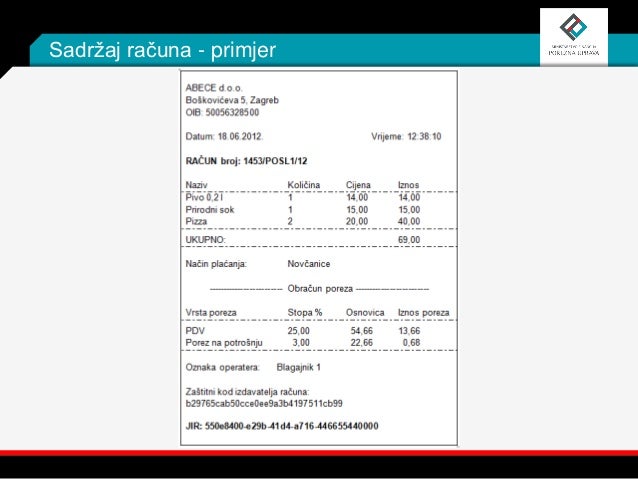 Porezna uprava - Fiskalizacija