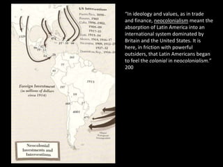 Neocolonialism in Latin America | PPT