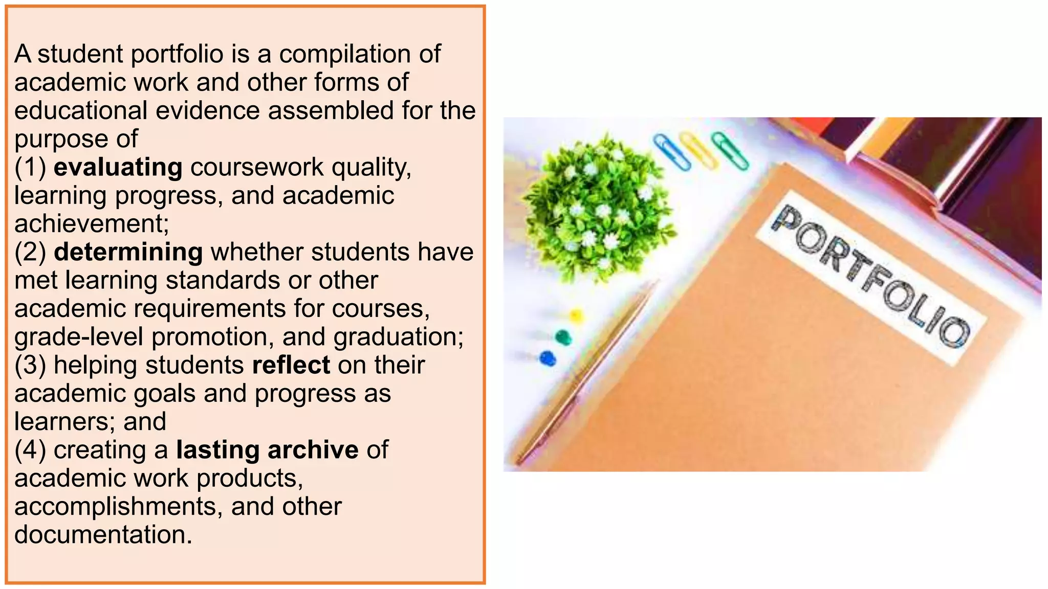 Brief Intro in Creating Creative Portfolio | PPTX | Education