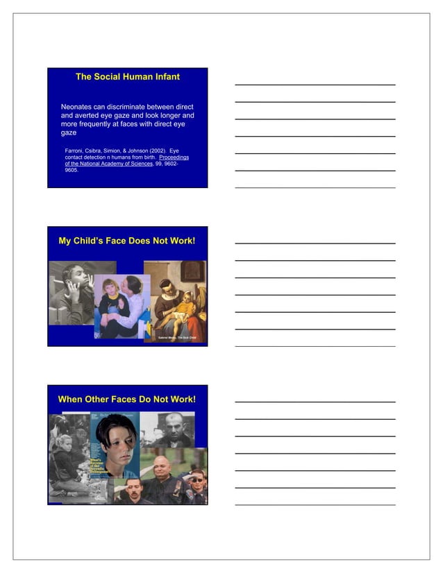 Porges - Polyvagal - Autism - Hakomi Conference Presentation - Brain Behavior handout | PDF