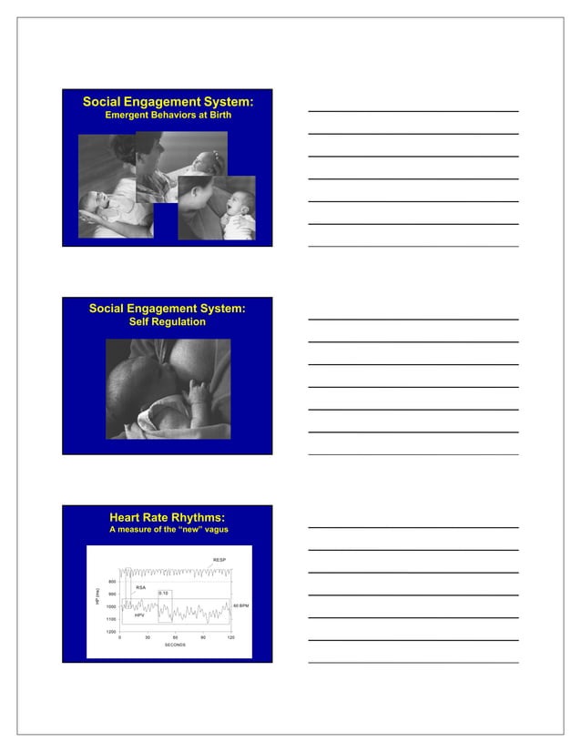 Porges - Polyvagal - Autism - Hakomi Conference Presentation - Brain Behavior handout | PDF
