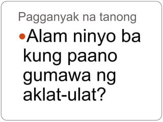 Pormat ng aklat ulat | PPTX