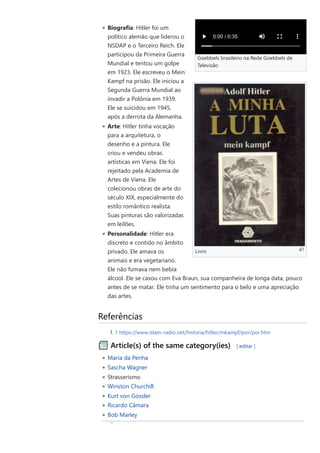 História e Biografia de Adolf Hitler - Alemanha | PDF