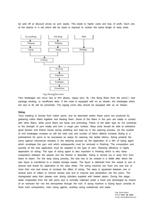 Poroduction Of Terry Towe L | PDF