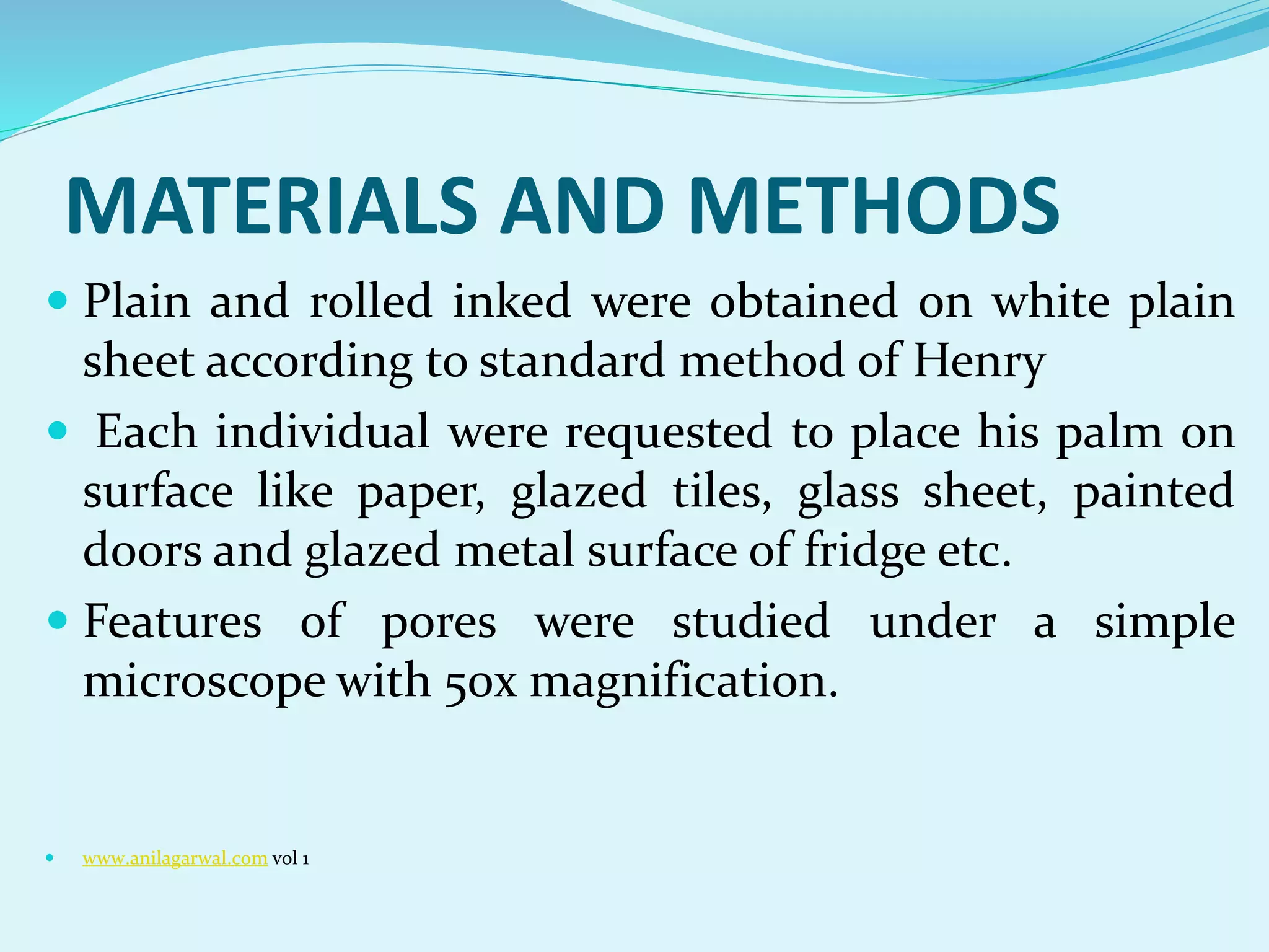 Poroscopy and edgeoscopy | PPTX