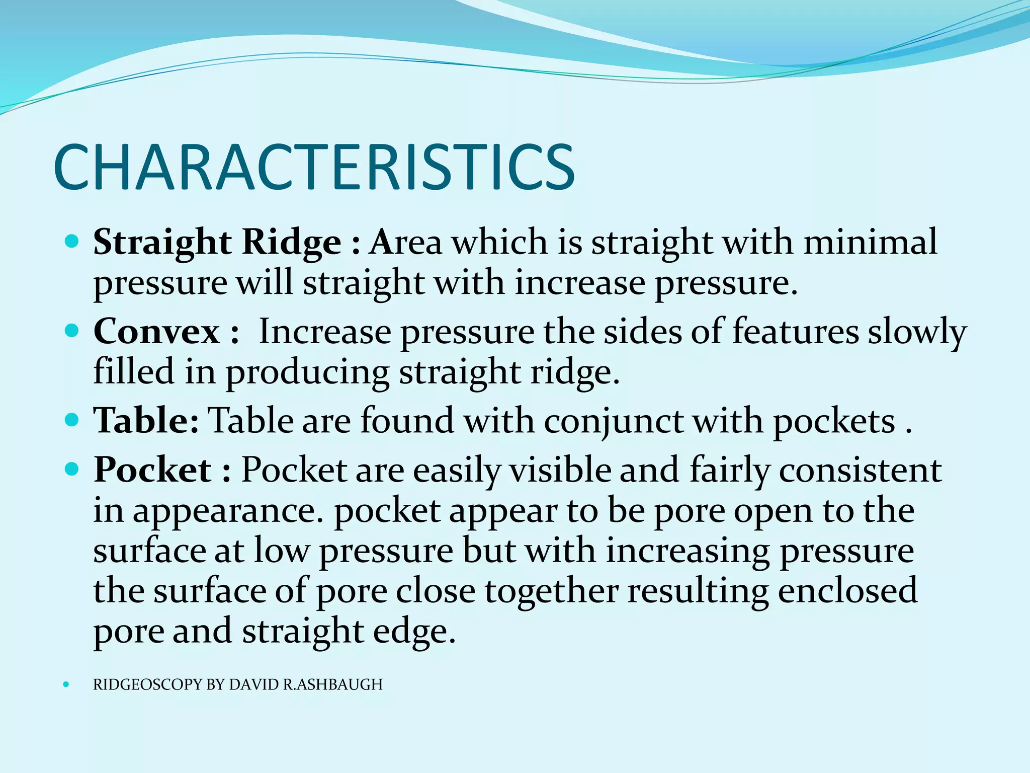 Poroscopy and edgeoscopy | PPTX