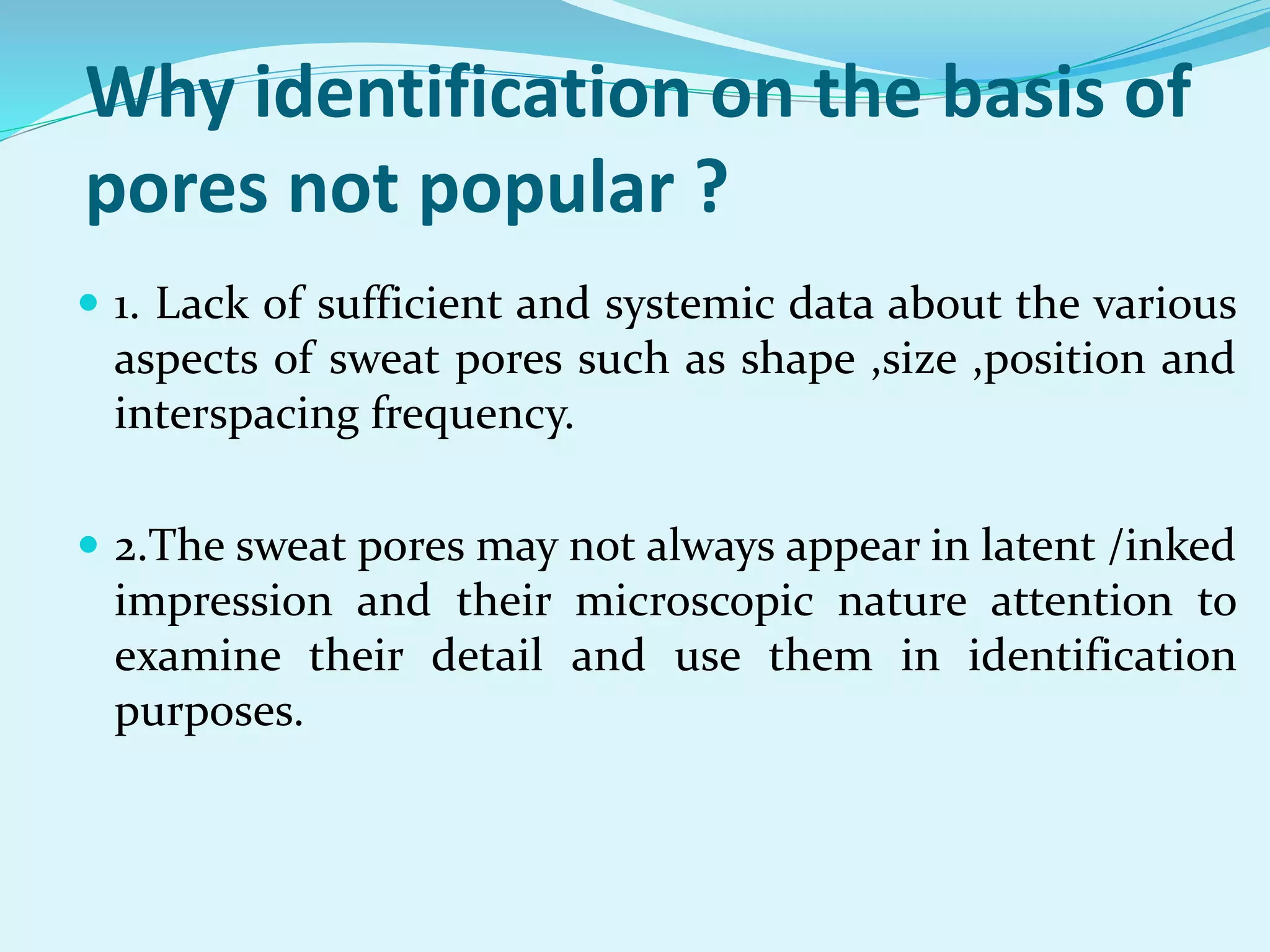 Poroscopy and edgeoscopy | PPTX