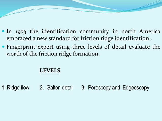 Poroscopy and edgeoscopy | PPTX