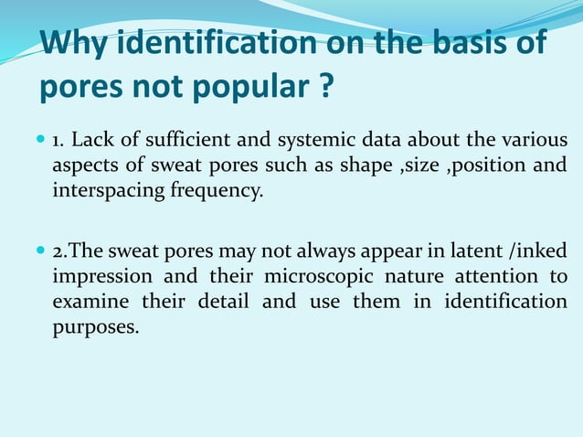 Poroscopy and edgeoscopy | PPTX