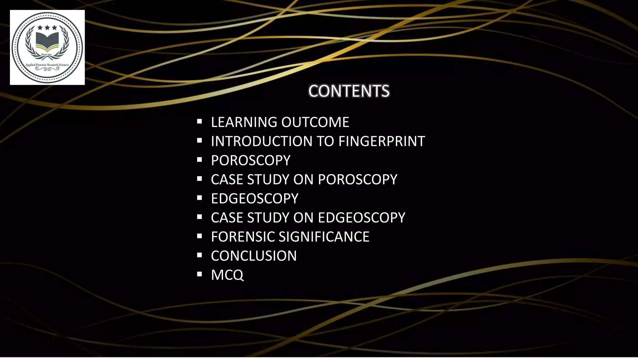 POROSCOPY AND EDGEOSCOPY | PPTX