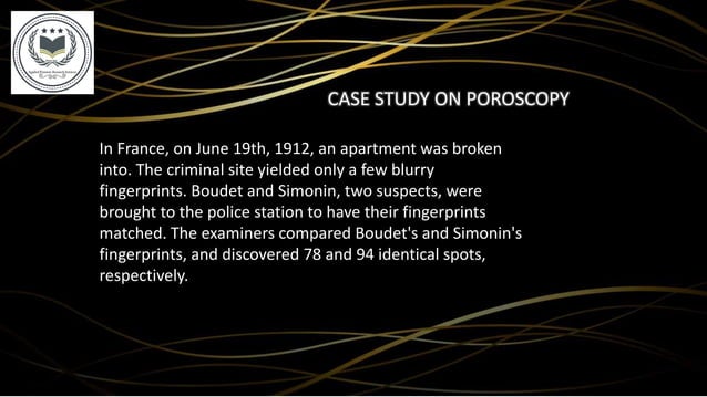POROSCOPY AND EDGEOSCOPY | PPTX