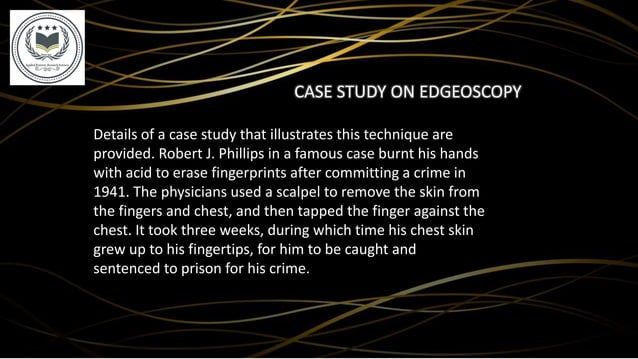 POROSCOPY AND EDGEOSCOPY | PPTX