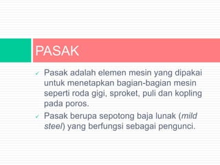 Poros dan Pasak | PPTX