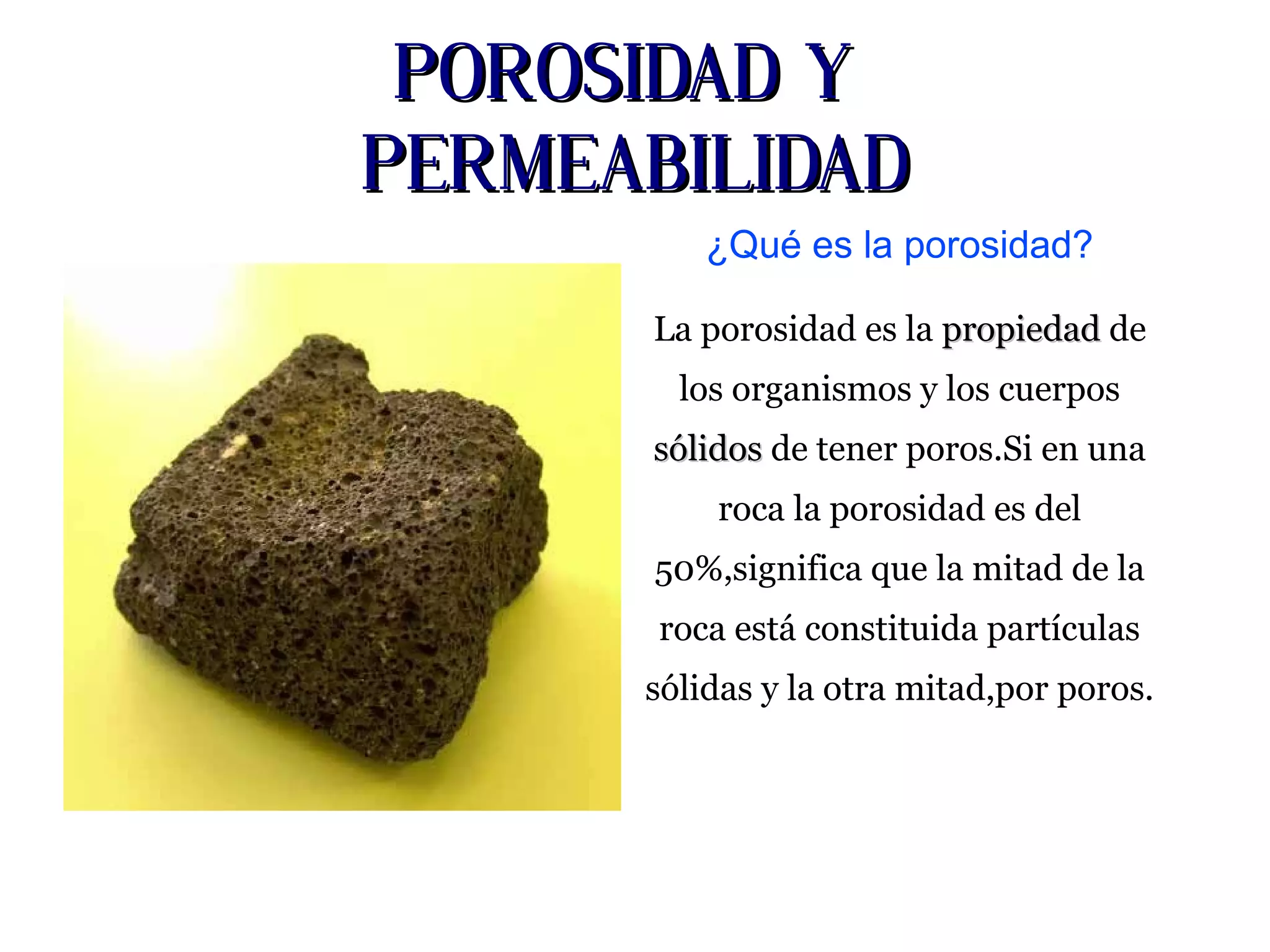Porosidad y permeabilidad | ODP