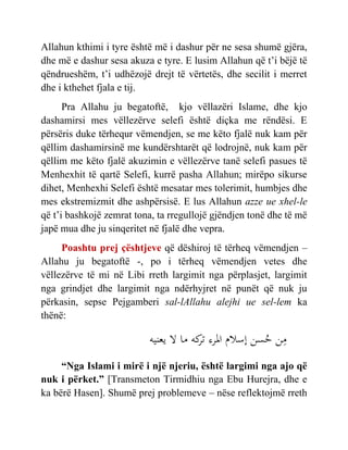 Porosi Selefije dhe këshilla edukative | PDF