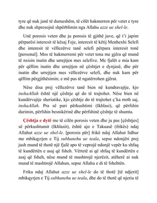 Porosi Selefije dhe këshilla edukative | PDF