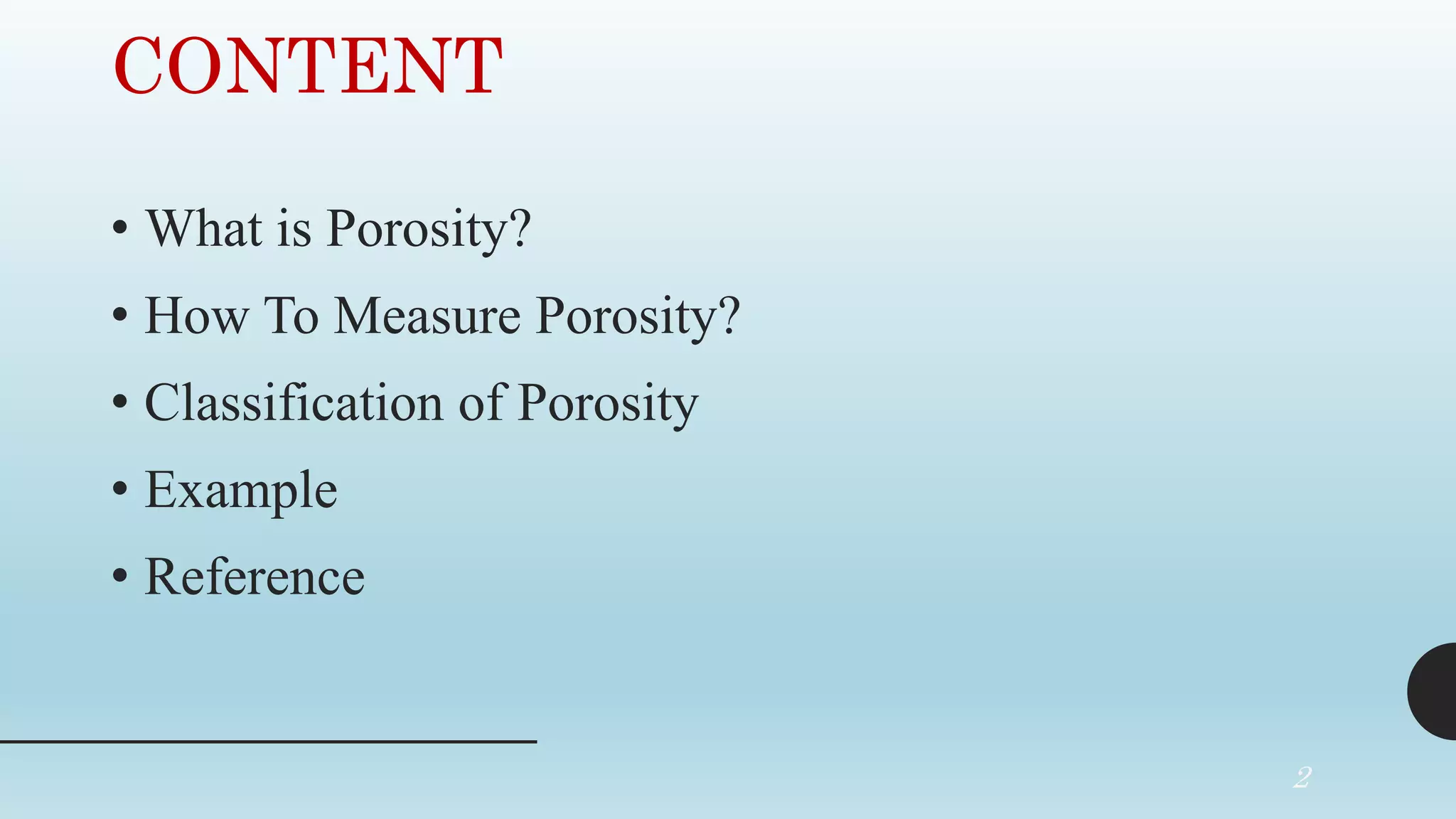 Porosity | PPTX