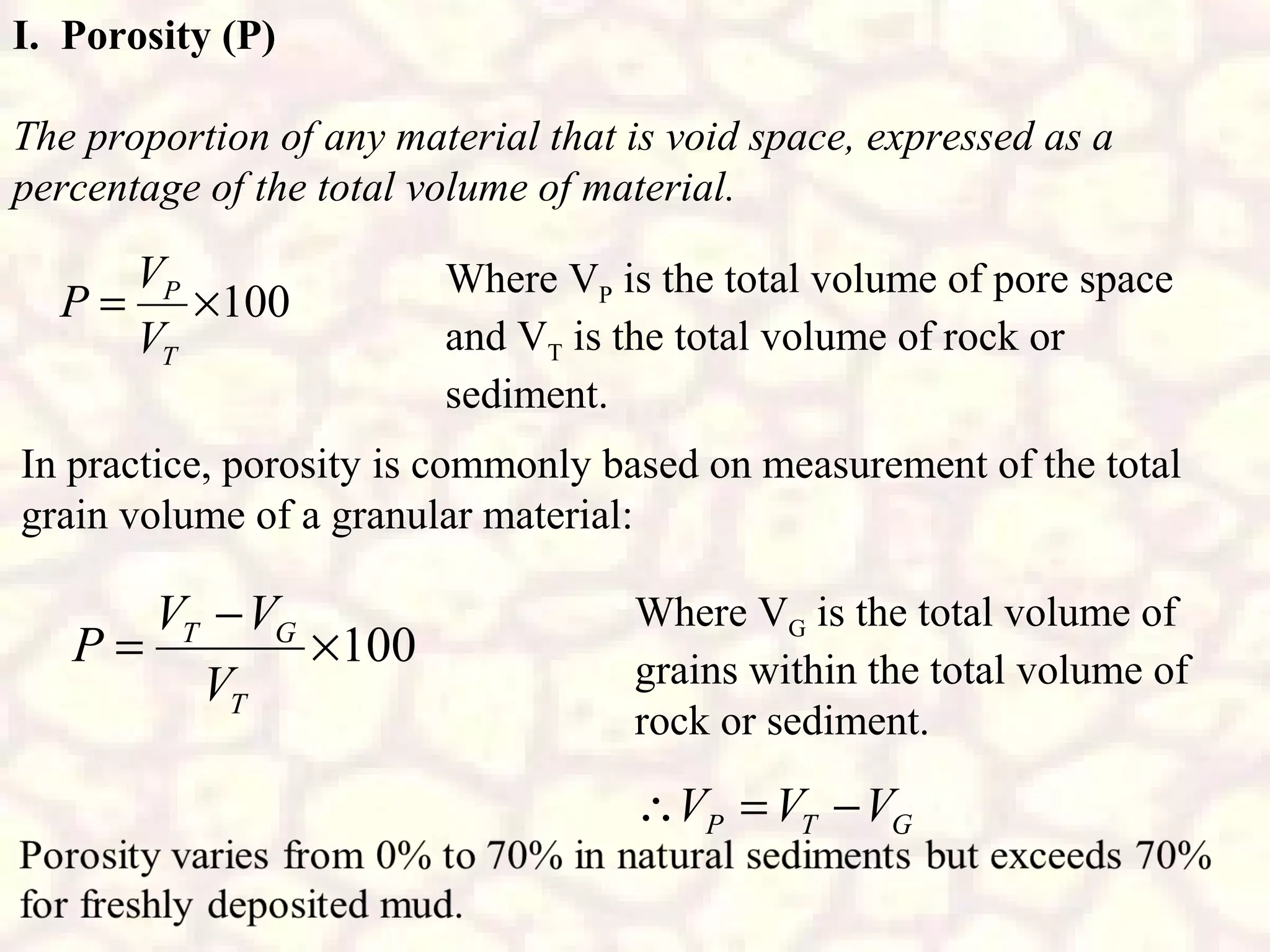 Porosity and permeability | PPT