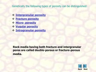 Porosity and permeability | PPT