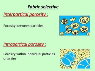 Porosity and types in geology based | PPTX