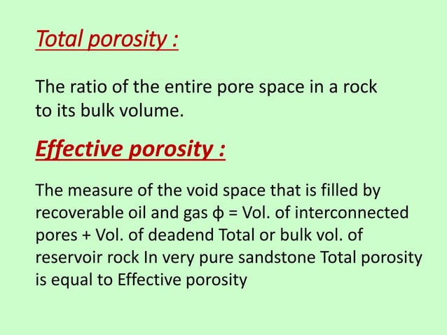 Porosity and types in geology based | PPTX | Geology | Science