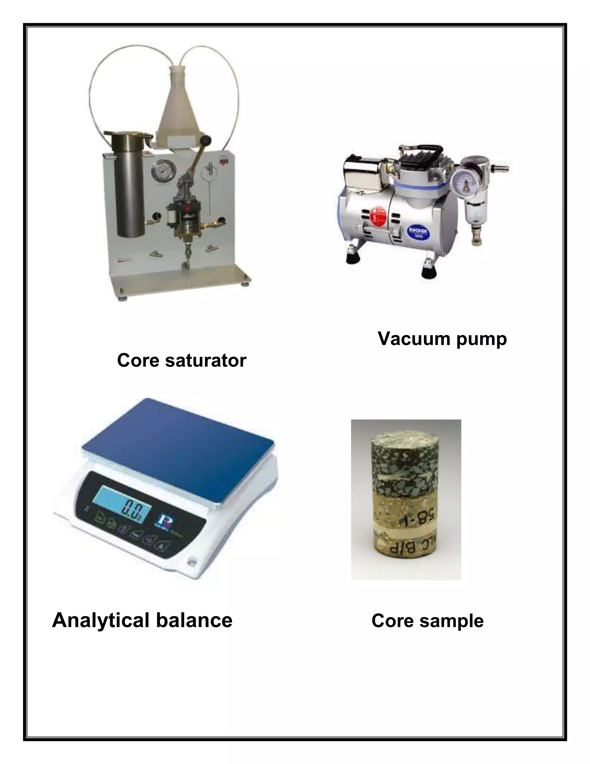 Porosity by saturation method | PDF