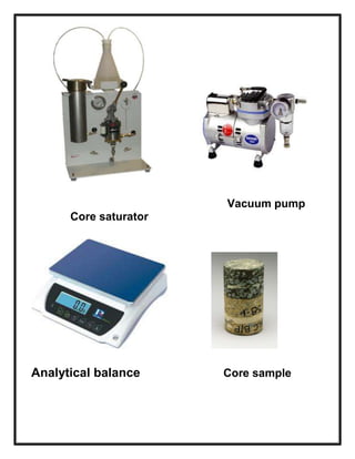 Porosity by saturation method | PDF