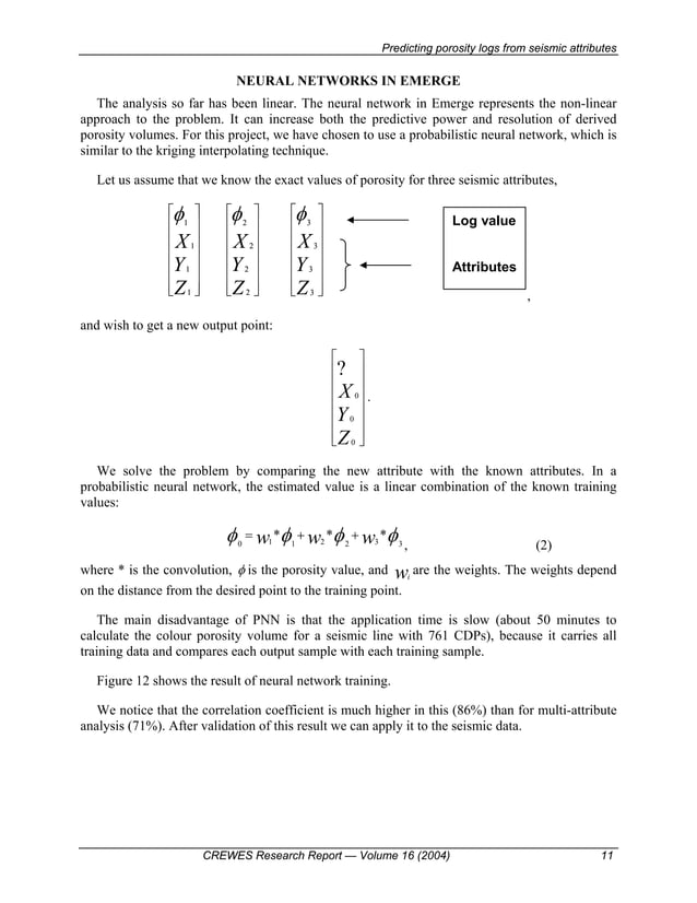 Porosity Prediction From Seismic Using Geostatistic Pdf