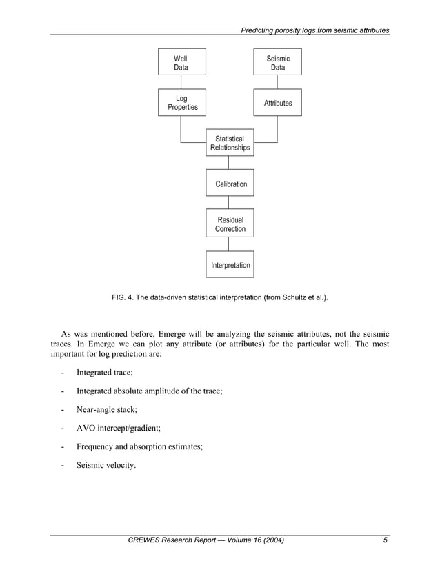 Porosity Prediction From Seismic Using Geostatistic Pdf