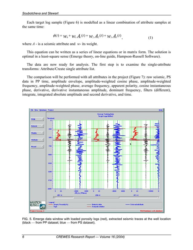 Porosity prediction from seismic using geostatistic | PDF