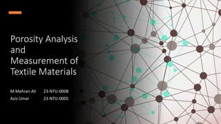 Methods of Porosity Measurement and Testing | PPT
