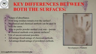 porous and non-porous surface | PPTX