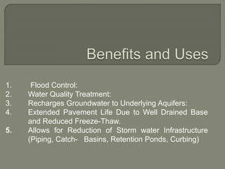 Porous asphalt pavement for stormwater management | PPTX