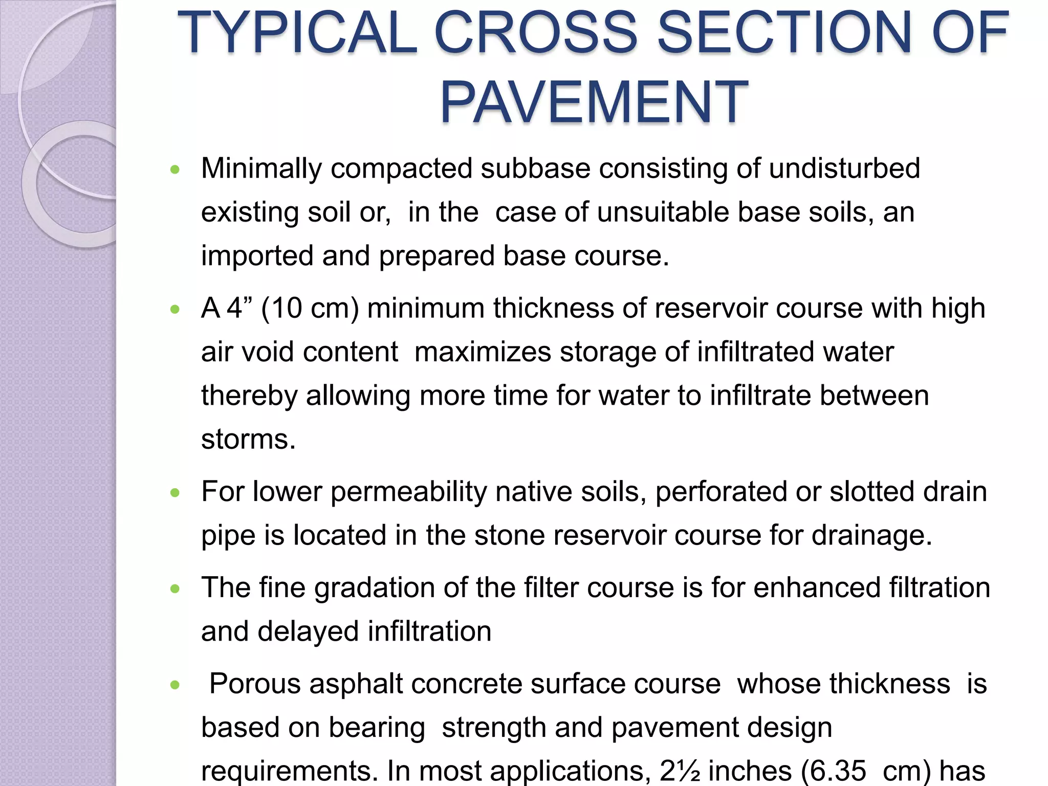 Porous asphalt pavement ppt | PPTX