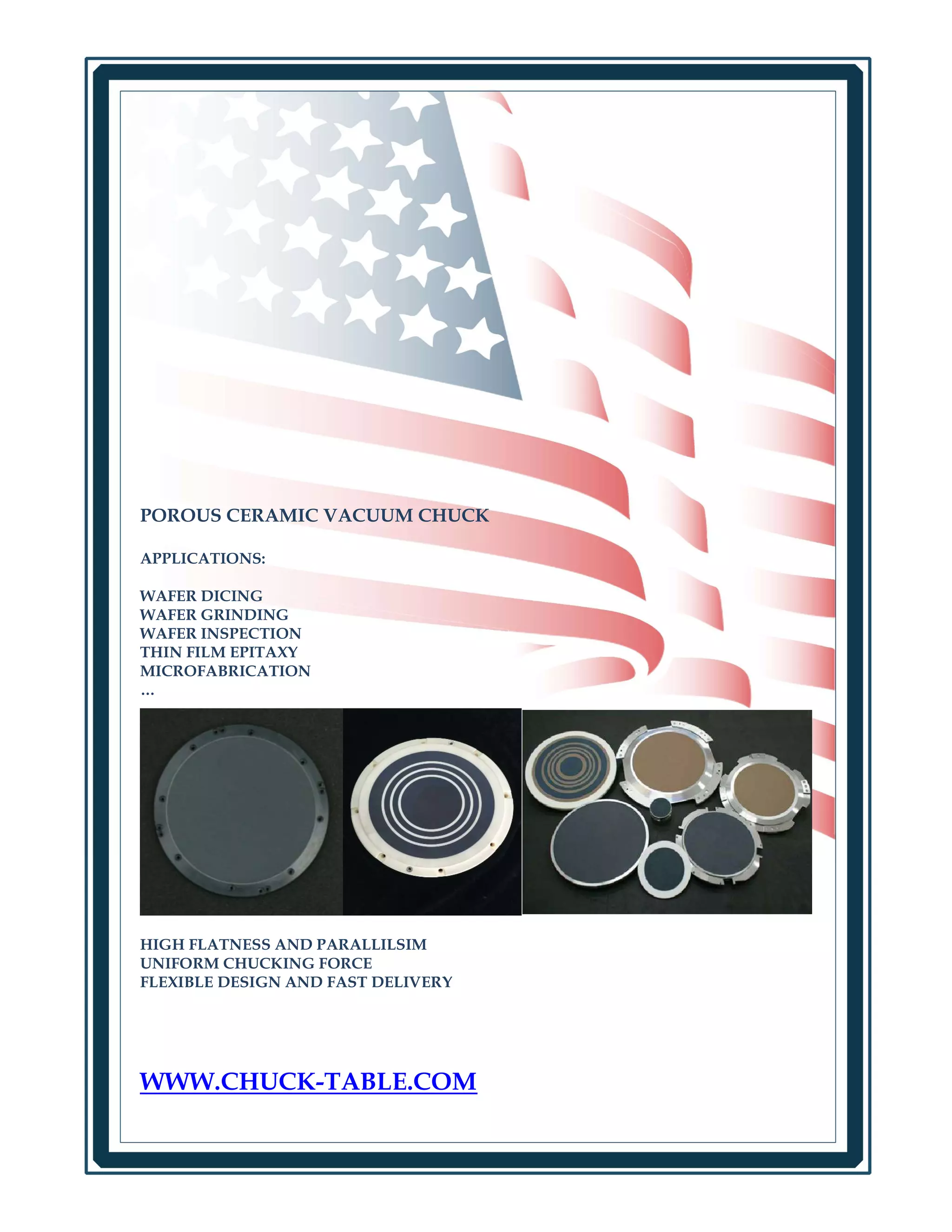 Porous ceramic vacuum chuck | PDF