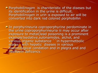Porphyria | PPT