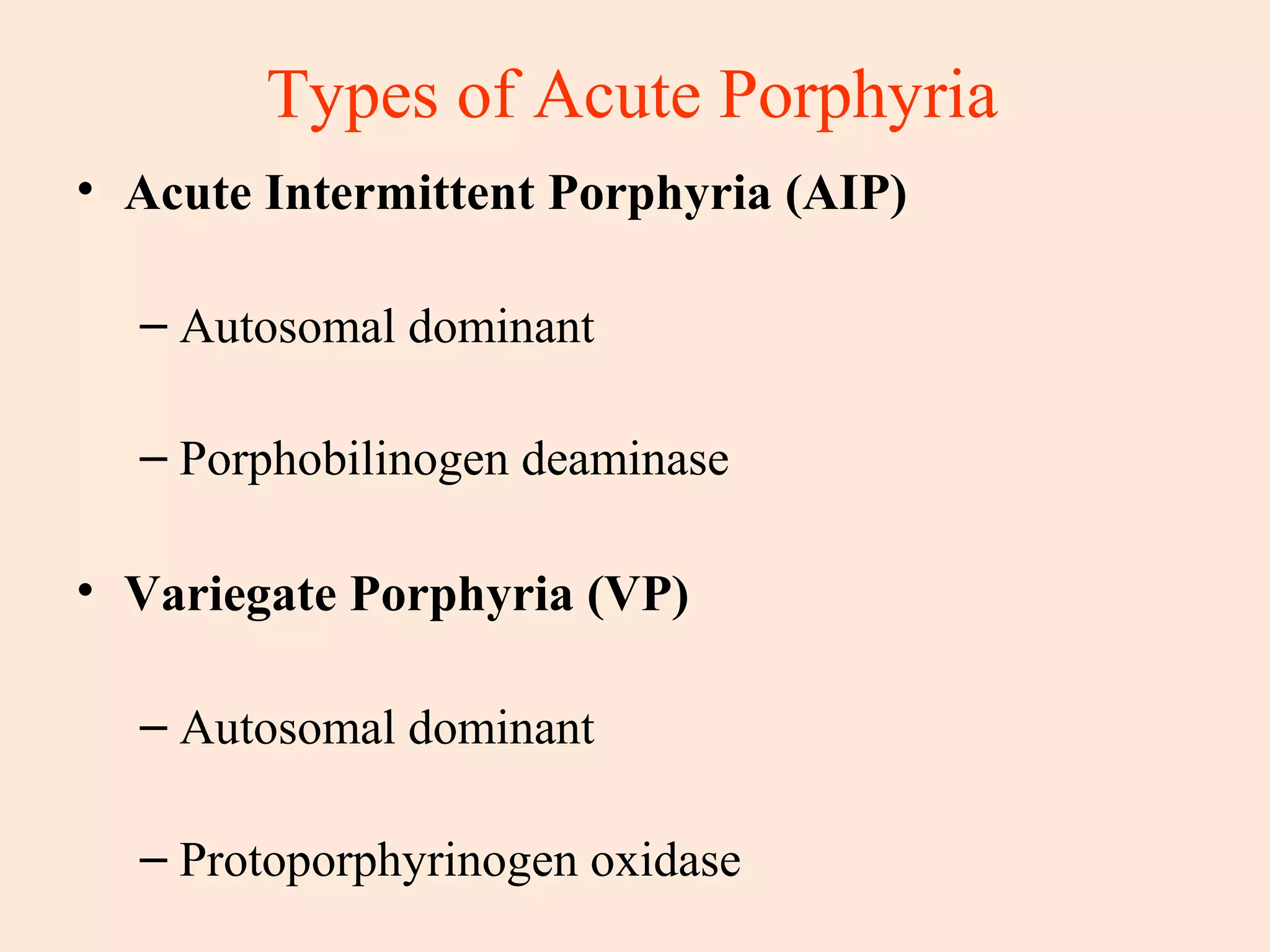 Porphyria | PPT