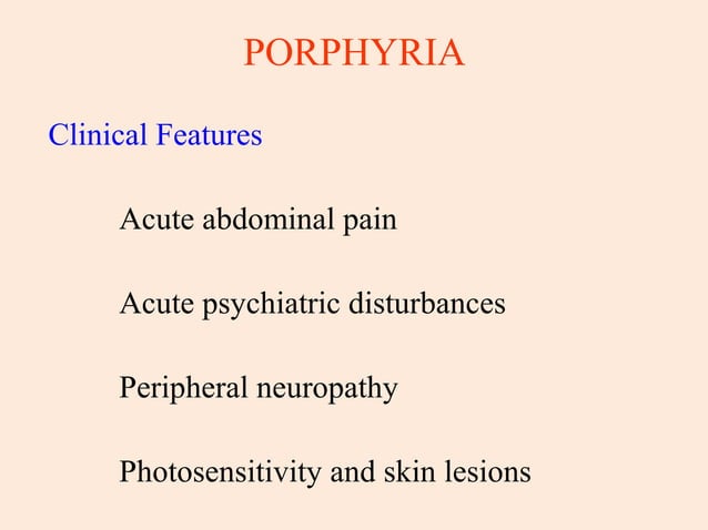 Porphyria | PPT