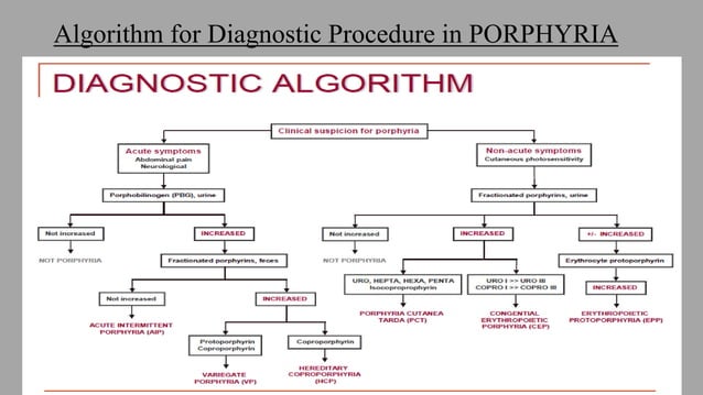 Porphyria | PPTX | Blood Disorders | Diseases and Conditions
